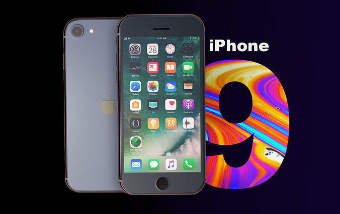 3D model iPhone 9 VR / AR / low-poly | CGTrader