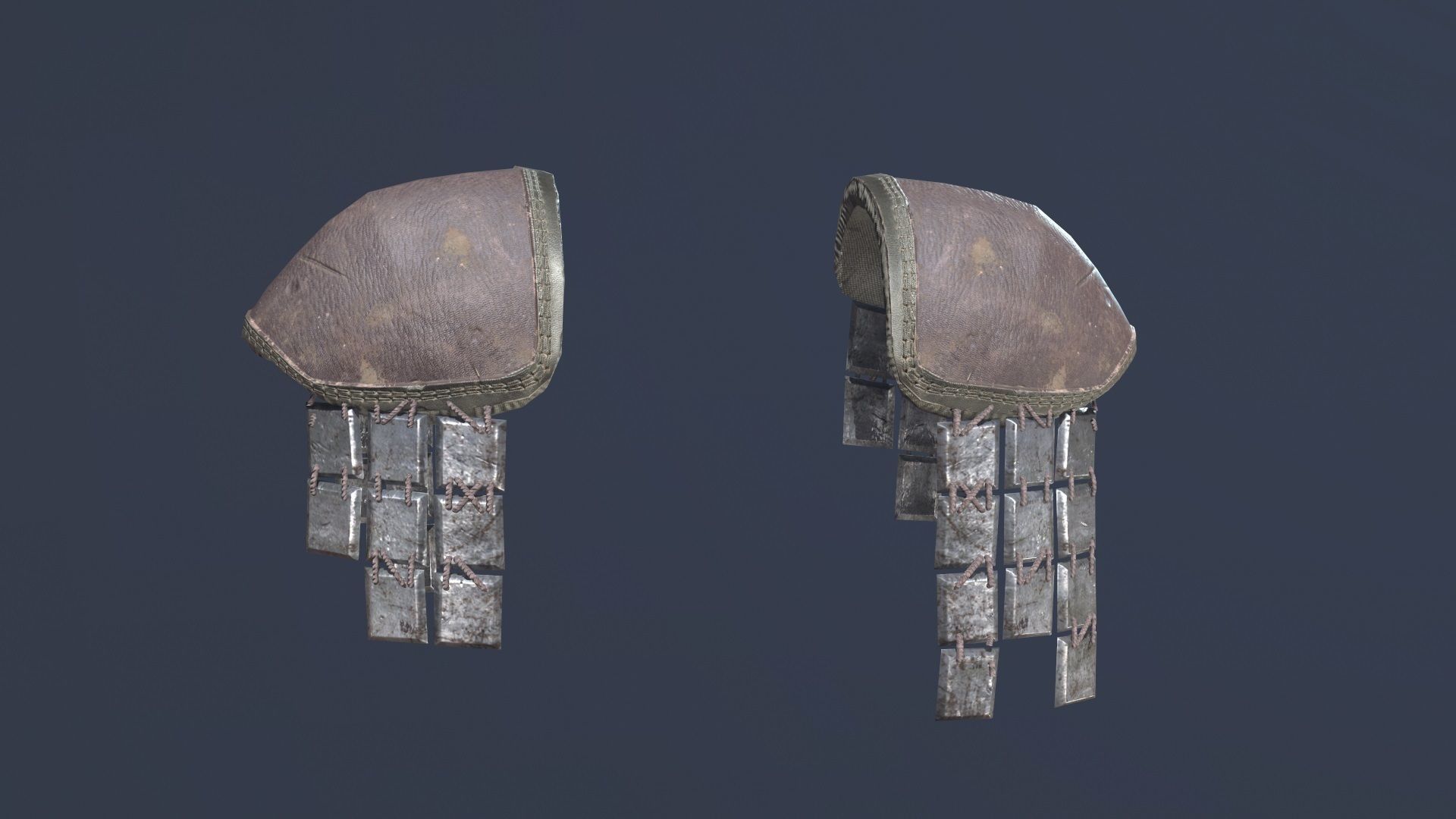 3D model Leather Pauldron VR / AR / low-poly | CGTrader