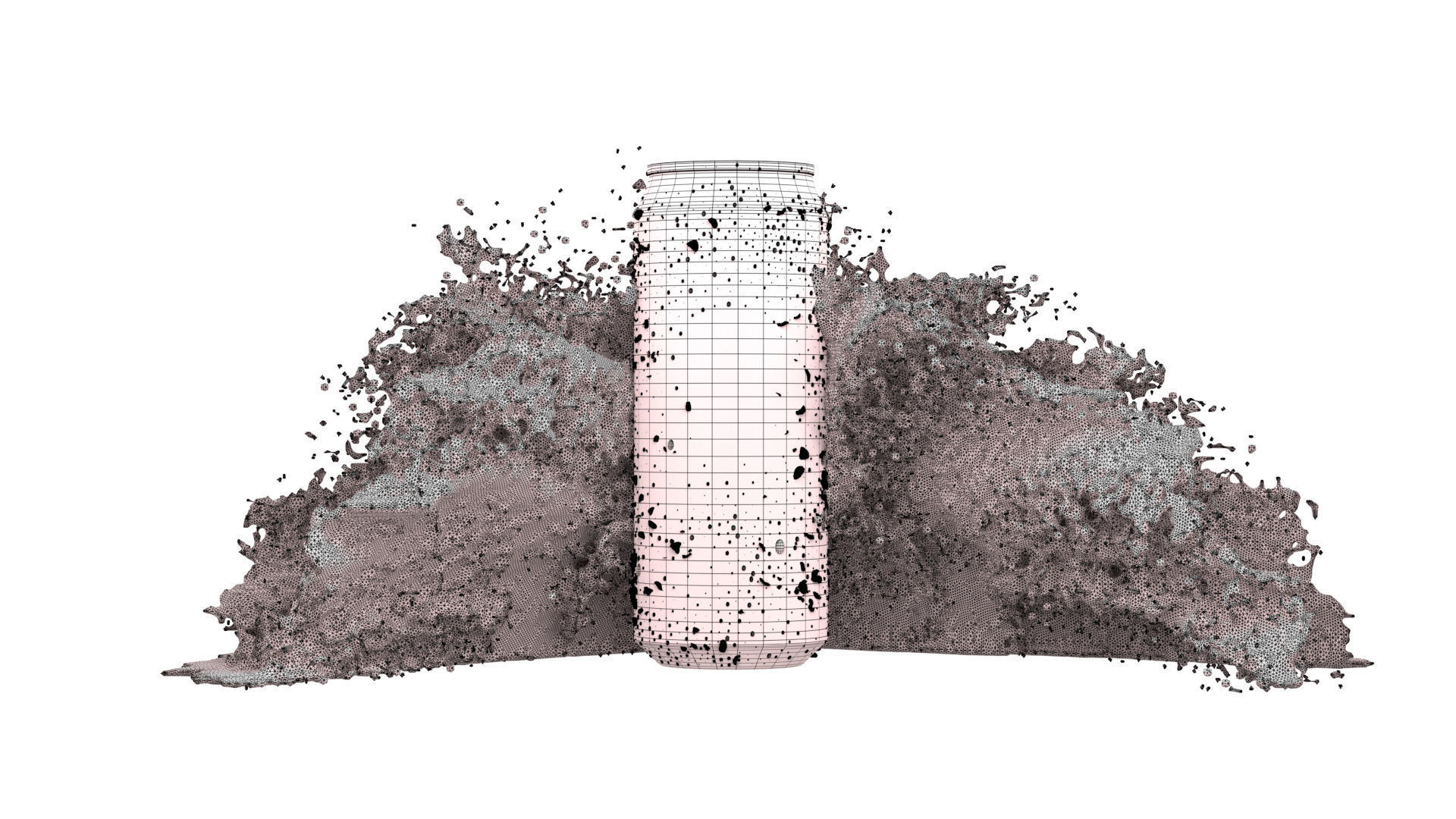 COKE Splash Ice Can Packshot 3D model | CGTrader