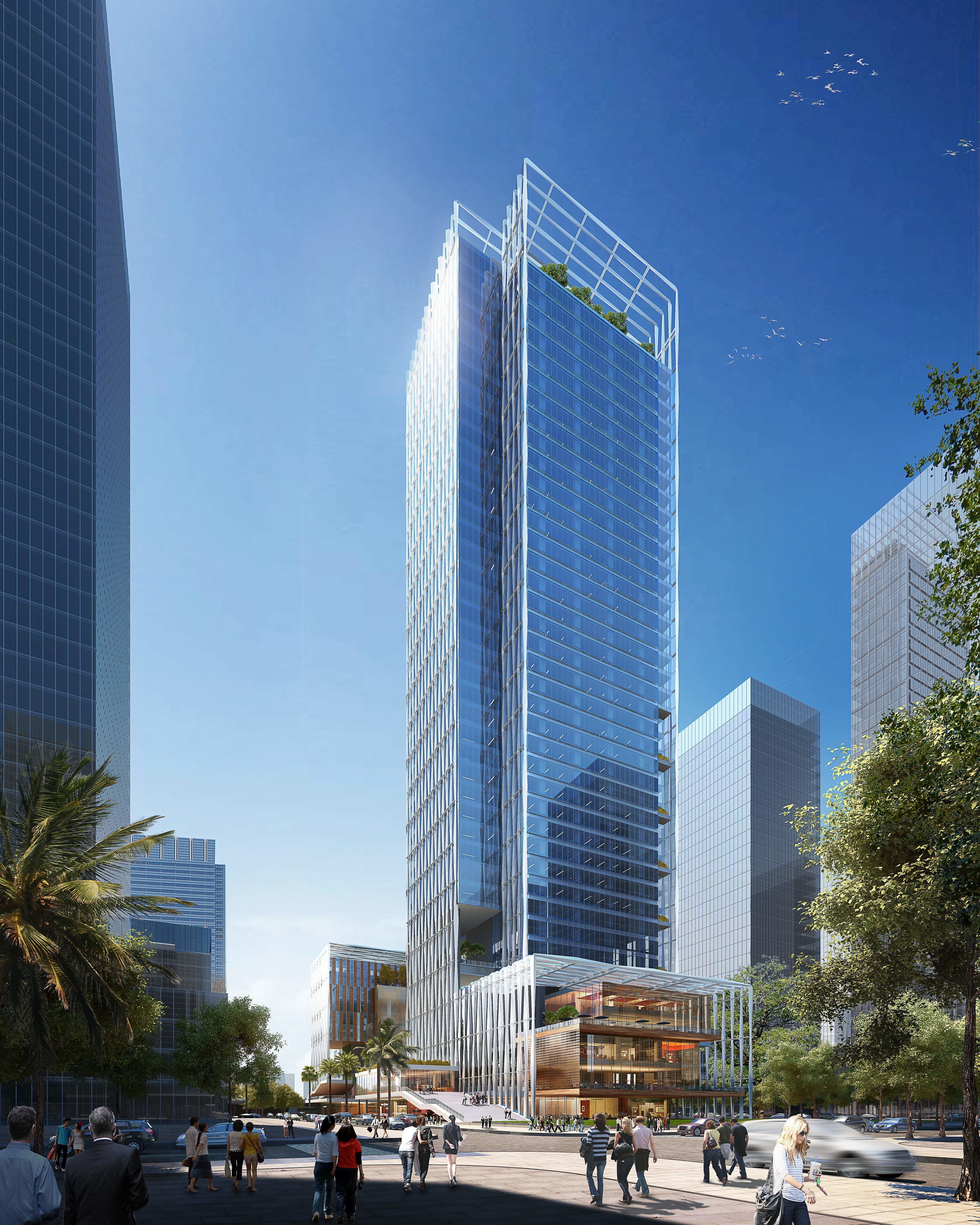 Skyscraper Office Building 013 3D model | CGTrader