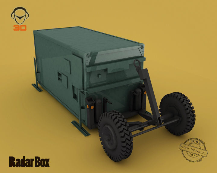 Radar Box 3D model | CGTrader