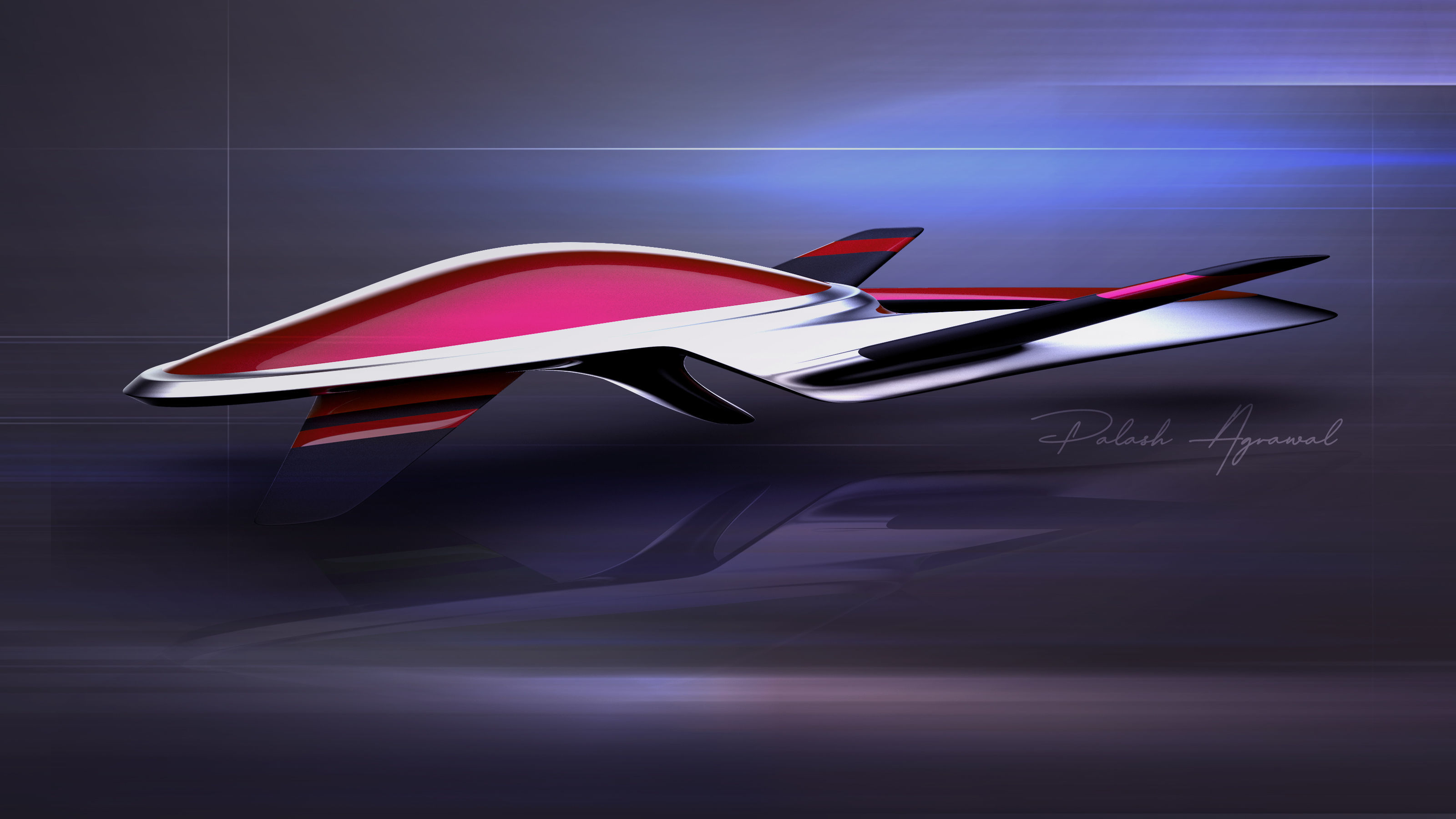 Sci-Fi speedform concept 3d model using blender 3d 3D model | CGTrader