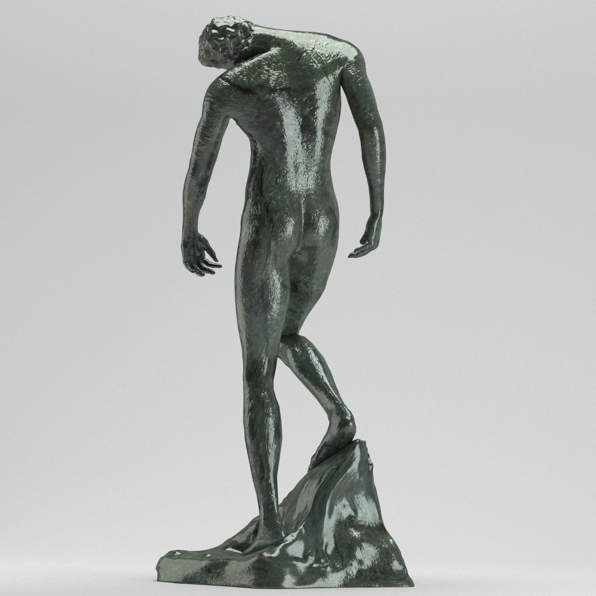 Auguste Rodin The Shade 3D model | CGTrader