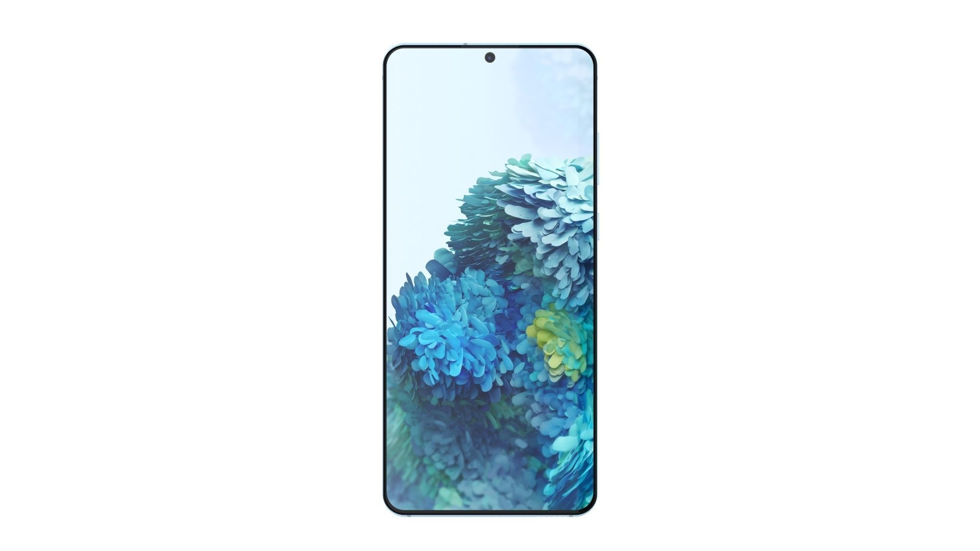 Samsung Galaxy S20 Plus Cloud Blue 3D model | CGTrader