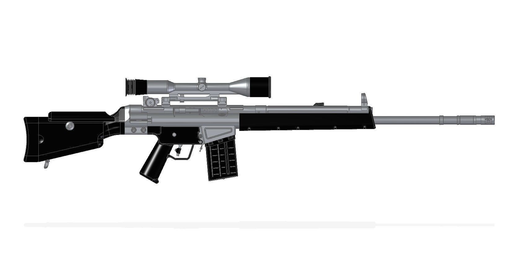 MSG-90 3D model | CGTrader