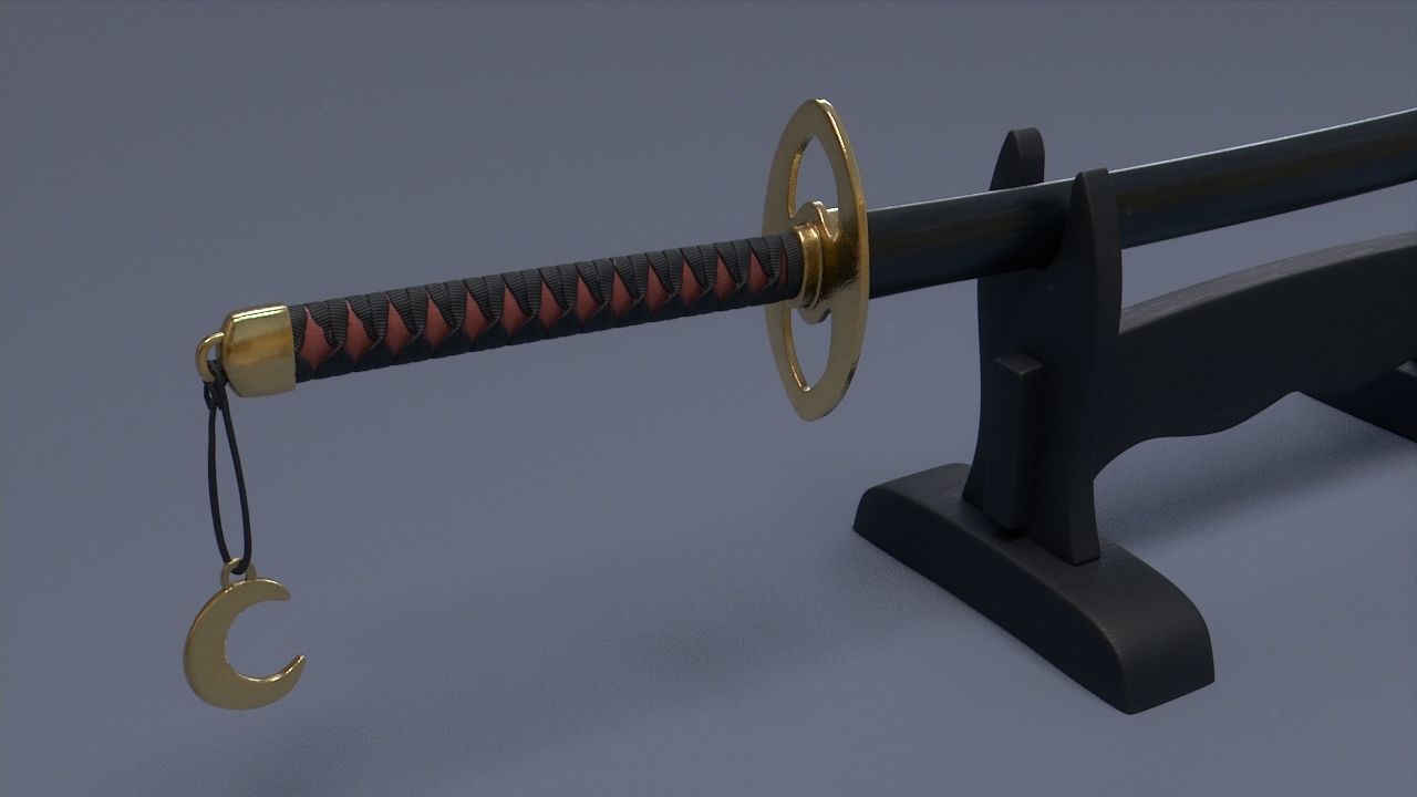 Simple Katana 3D model | CGTrader