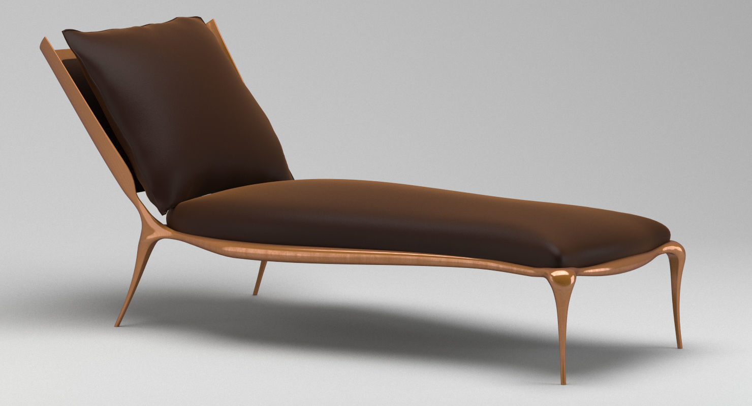 3D model relaxed Chaise 02 | CGTrader