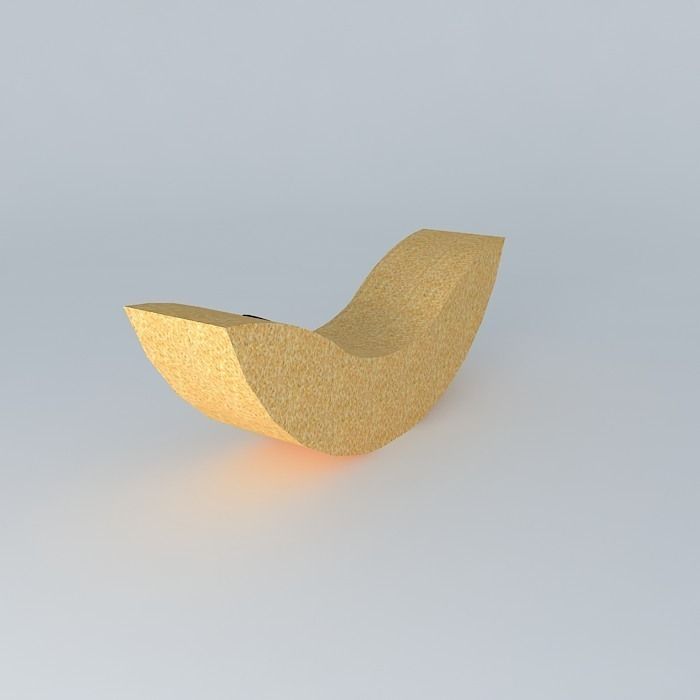 Banana rocking chair 3D model | CGTrader