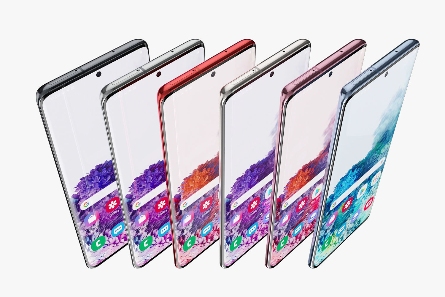 Samsung Galaxy S20 Plus 5G All colors 3D model | CGTrader