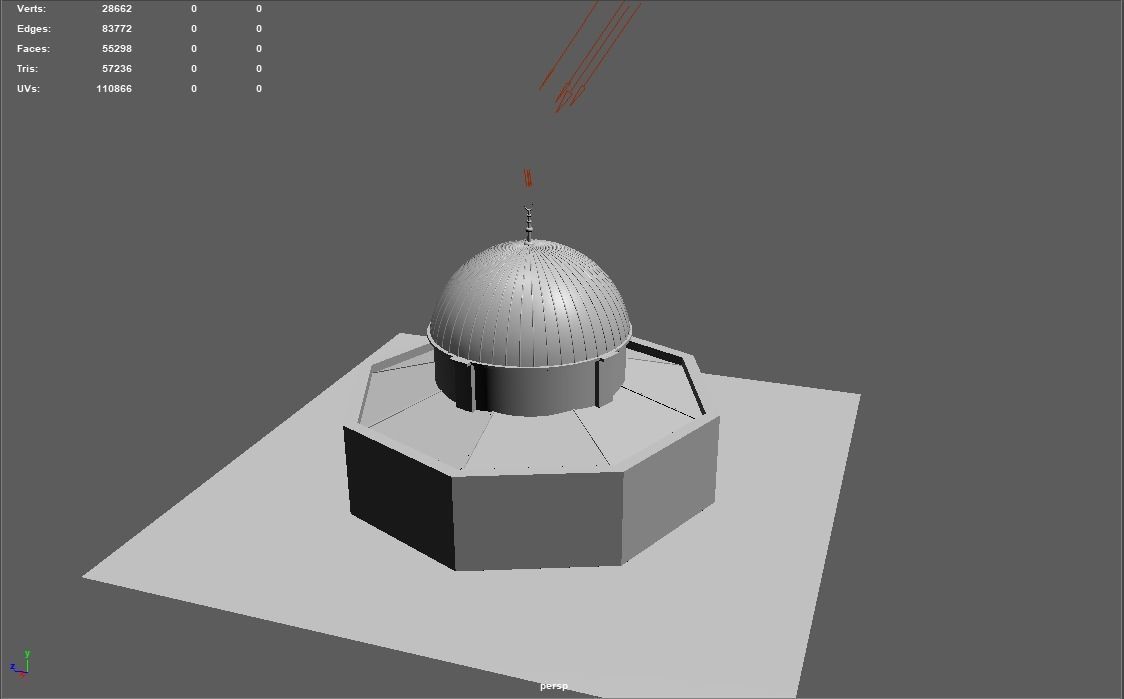 3D model Masjid Ul aqsa Al Aqsa Mosque VR / AR / low-poly | CGTrader