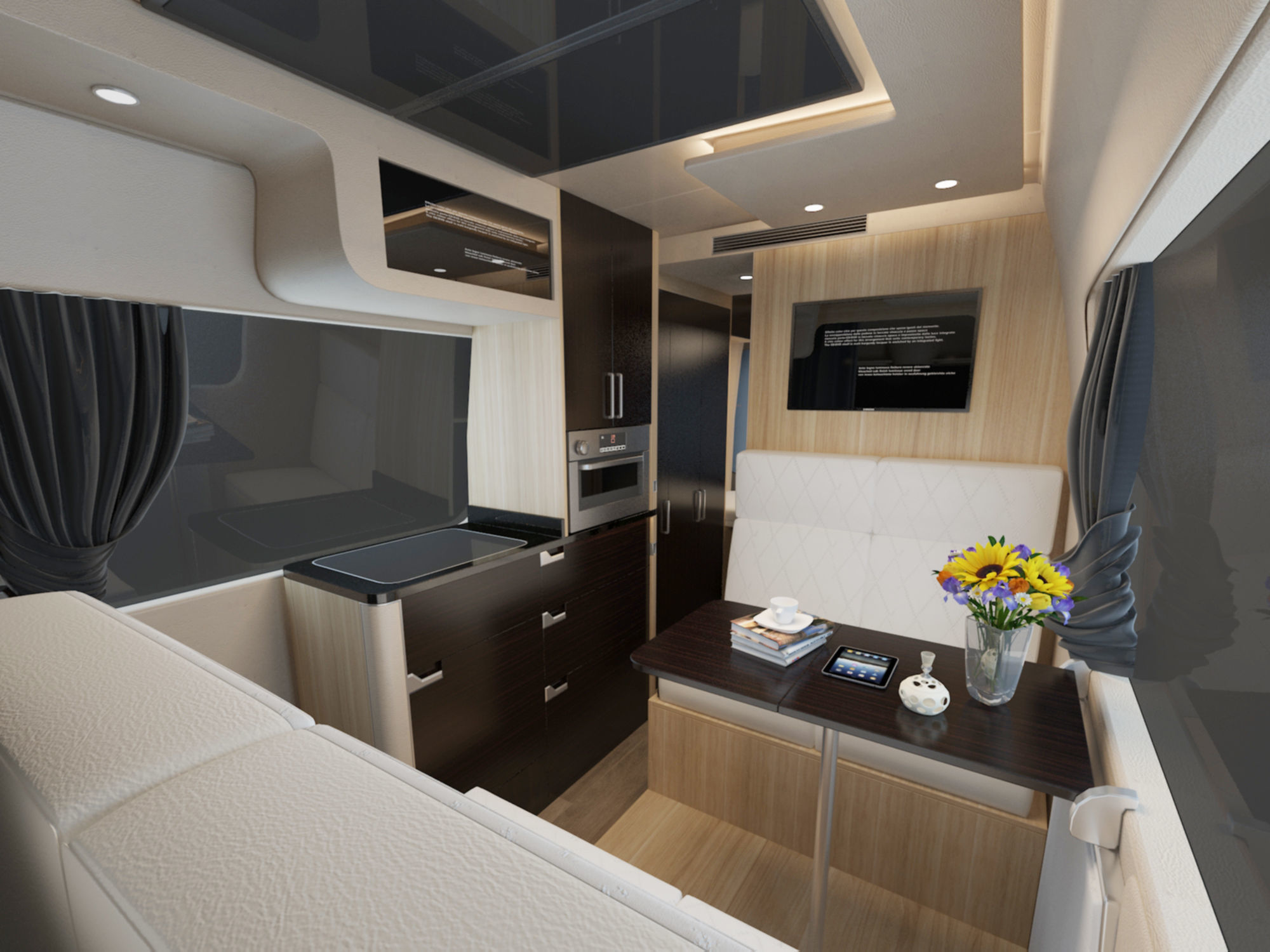 Mercedes Benz sprinter 6M Self propelled C-type RV interior 3D model ...