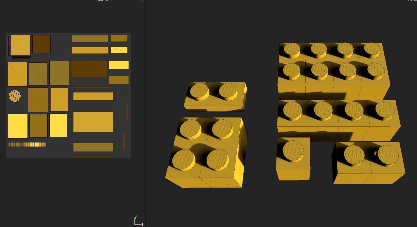 3D model Low-Poly Lego Set VR / AR / low-poly | CGTrader