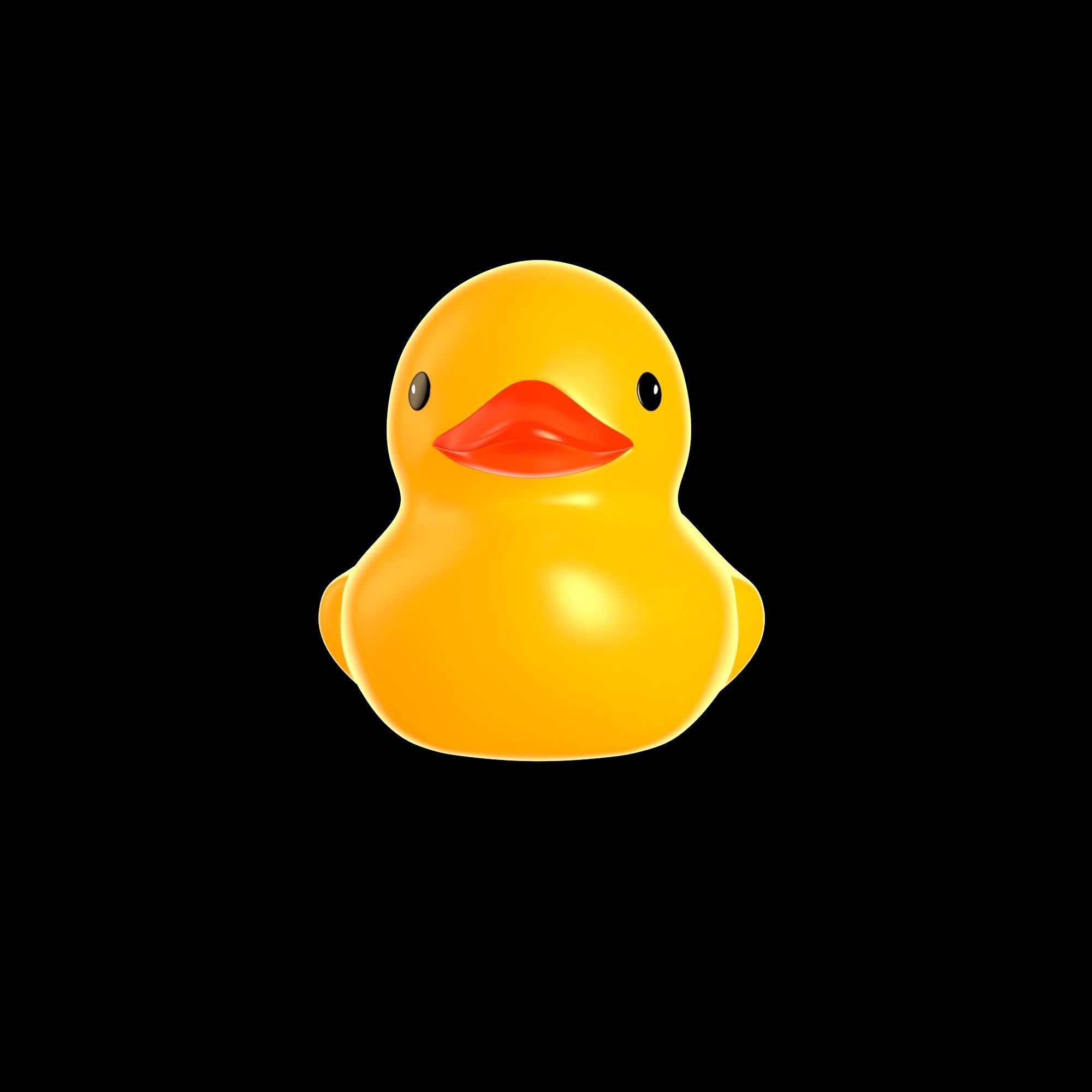 Rubber yellow duck 3D model | CGTrader