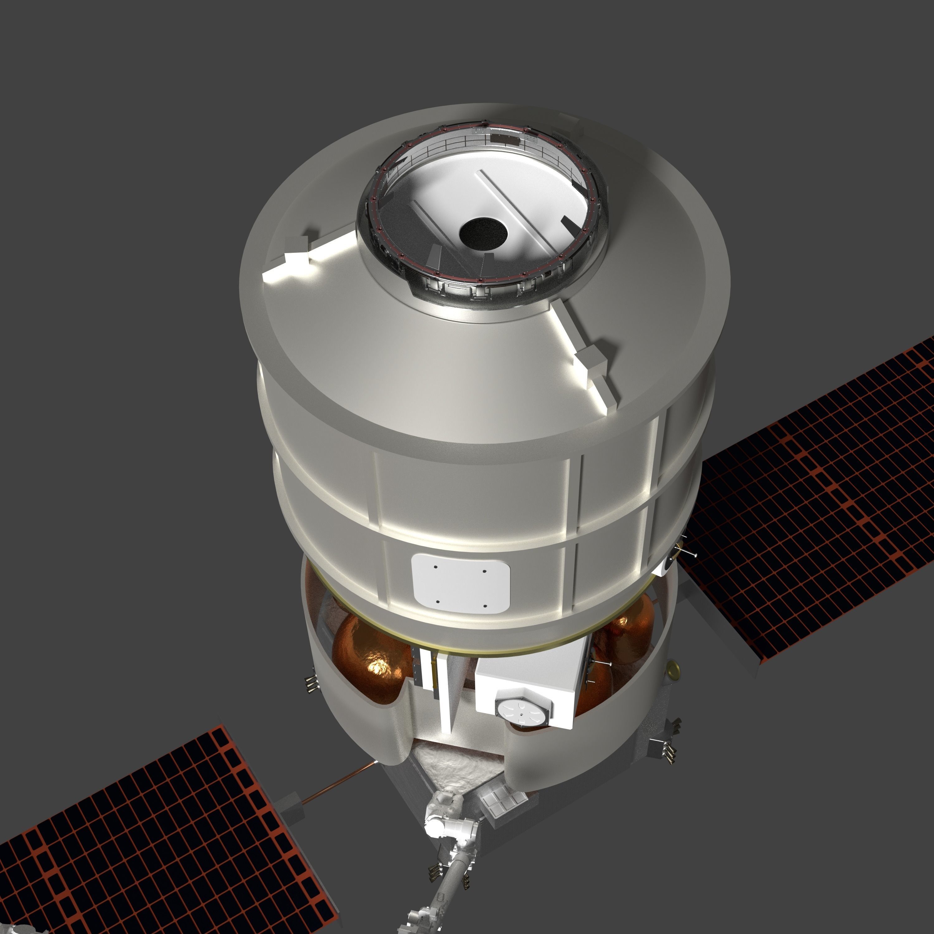 Jupiter-Exoliner Spacecraft 3D model | CGTrader