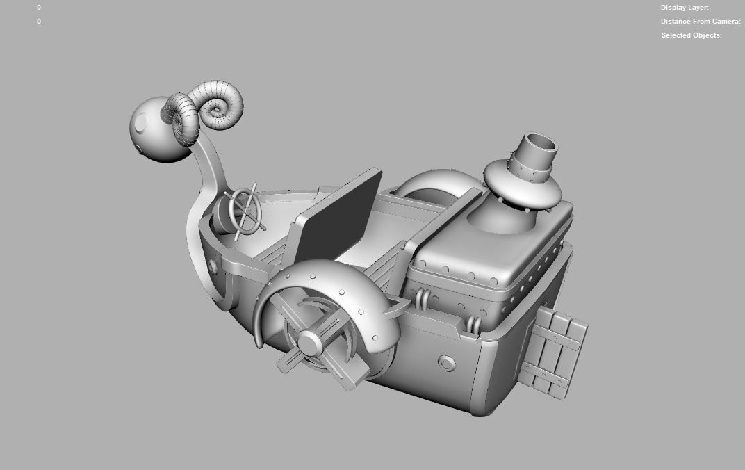 3D model Mini Merry - One Piece VR / AR / low-poly | CGTrader