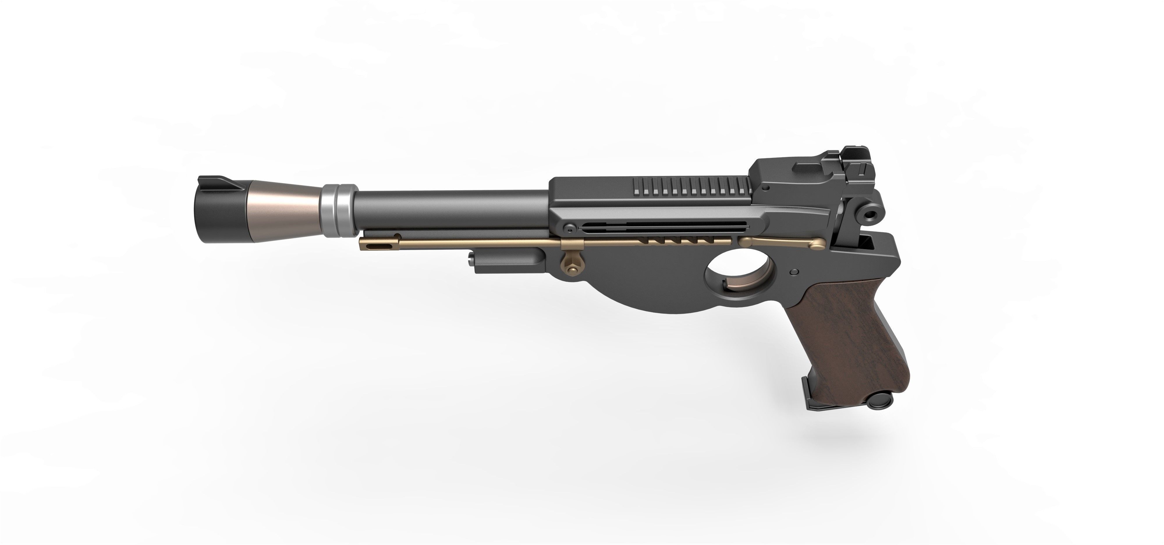 Blaster pistol from The Mandalorian TV series 3D model | CGTrader