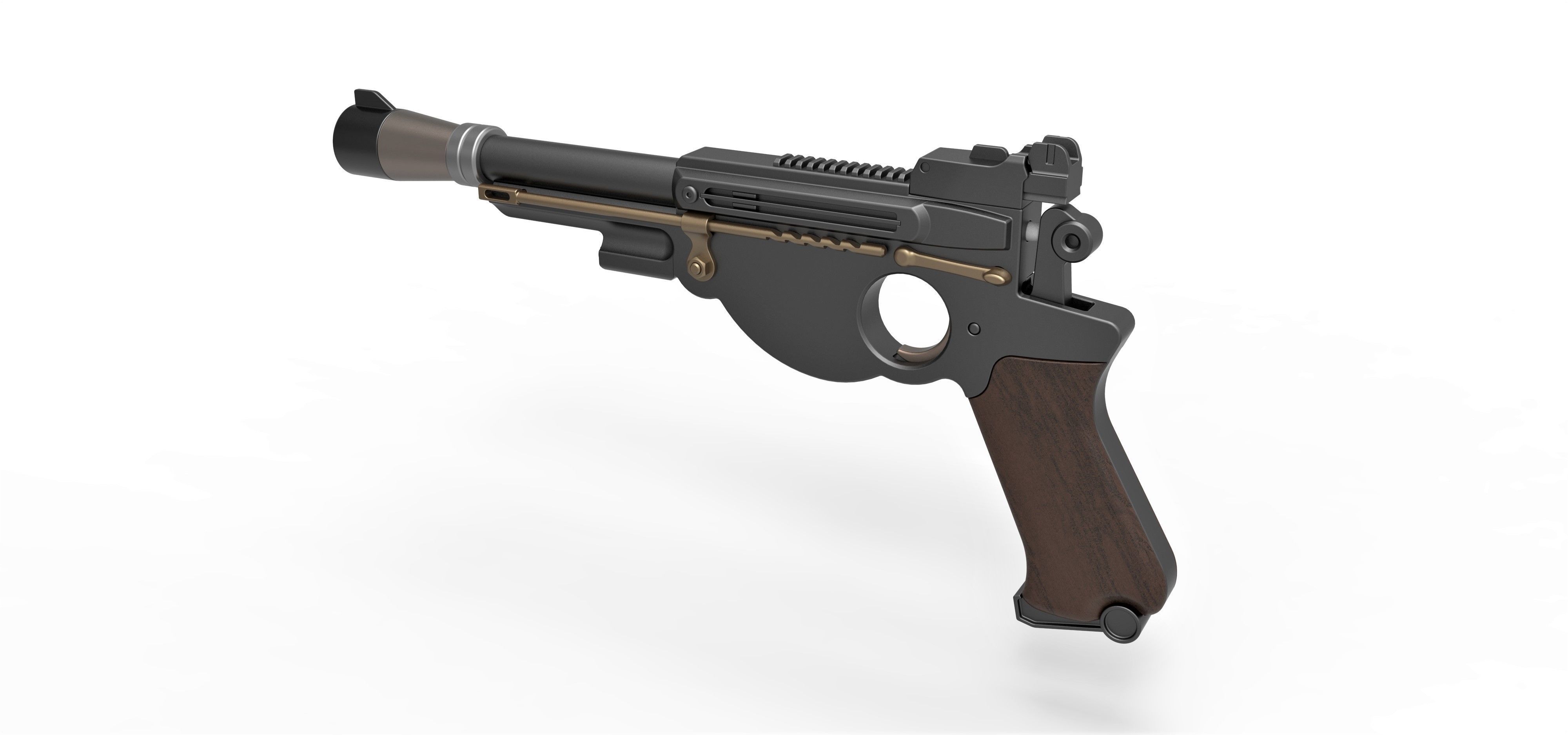 Blaster pistol from The Mandalorian TV series 3D model | CGTrader