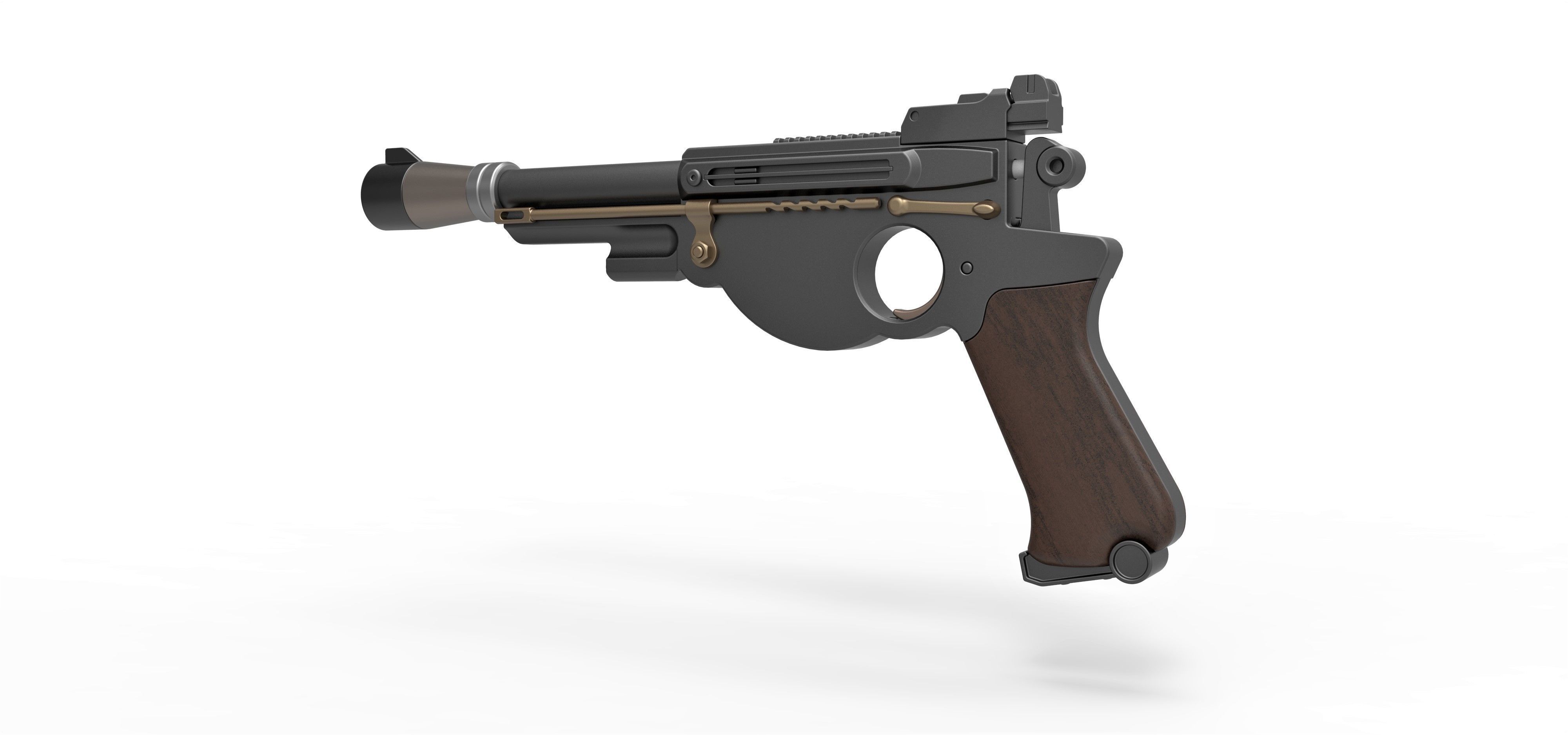 Blaster pistol from The Mandalorian TV series 3D model | CGTrader