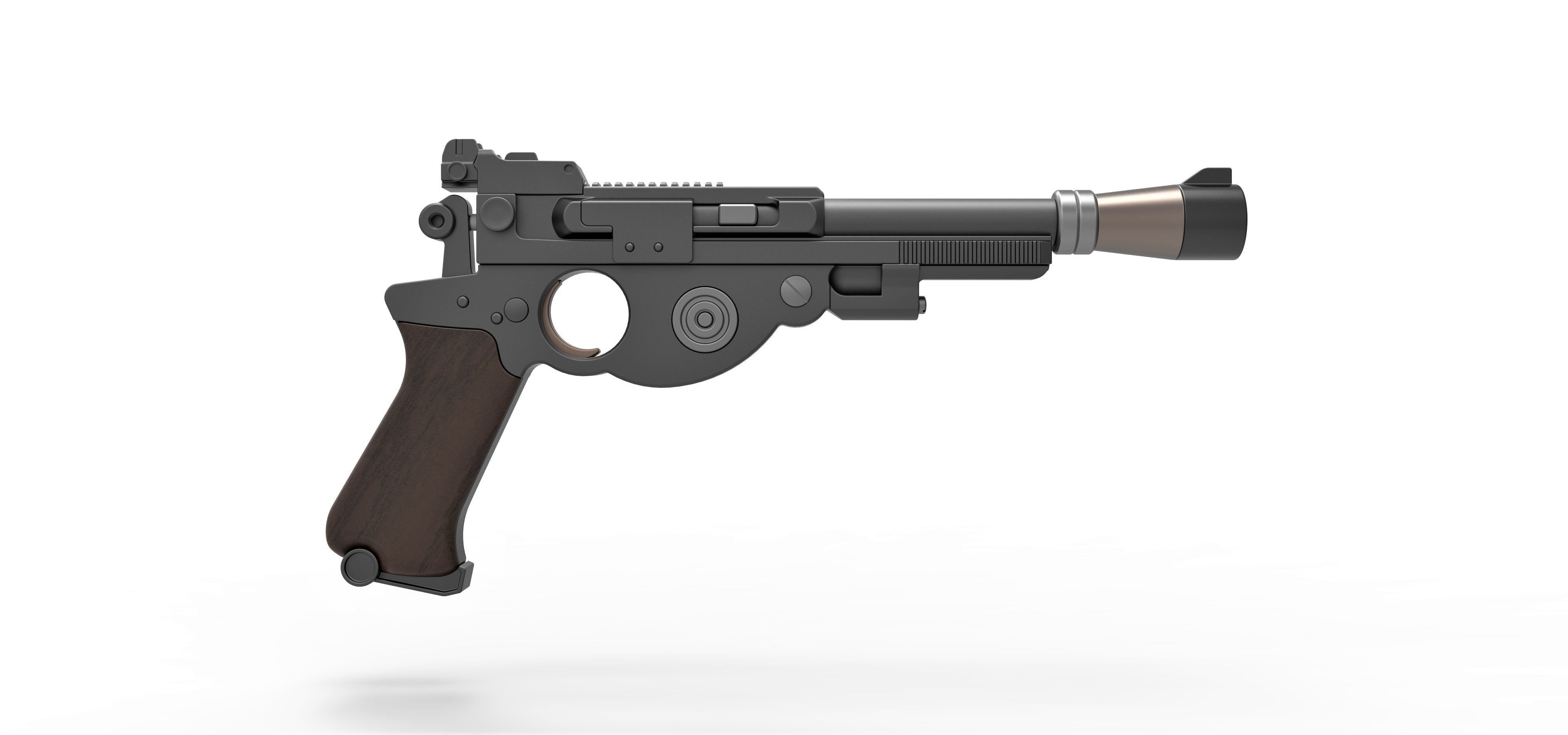 Blaster pistol from The Mandalorian TV series 3D model | CGTrader