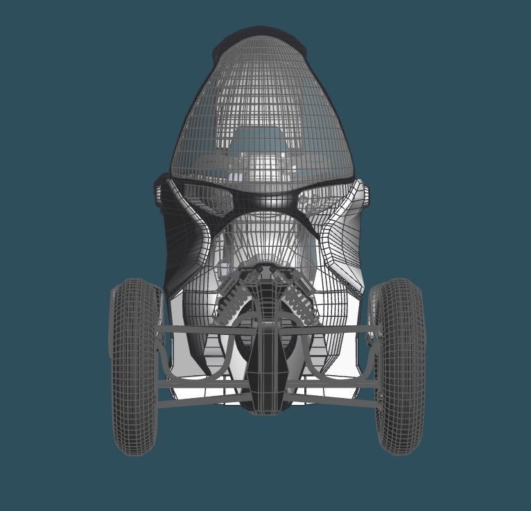 concept trike moto 2019 3D model | CGTrader
