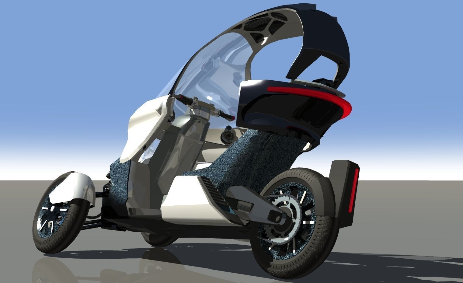 concept trike moto 2019 3D model | CGTrader