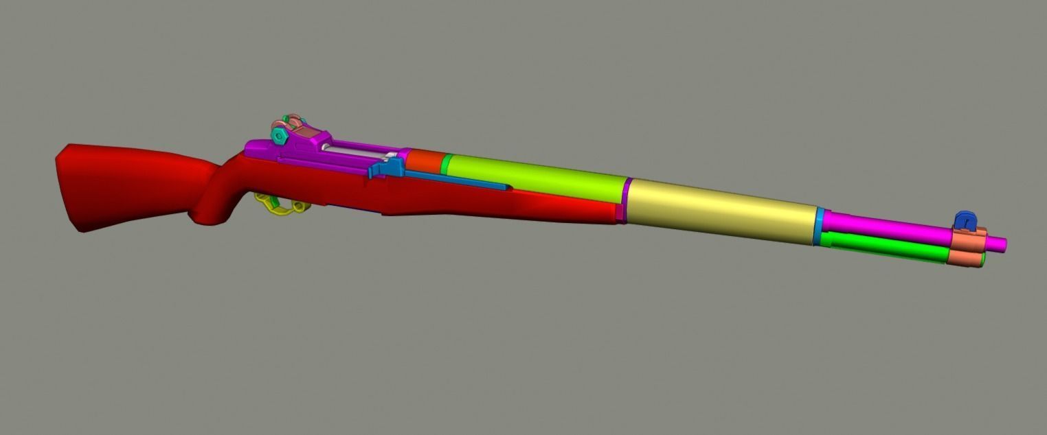 3D model M1 Garand Low-poly VR / AR / low-poly | CGTrader