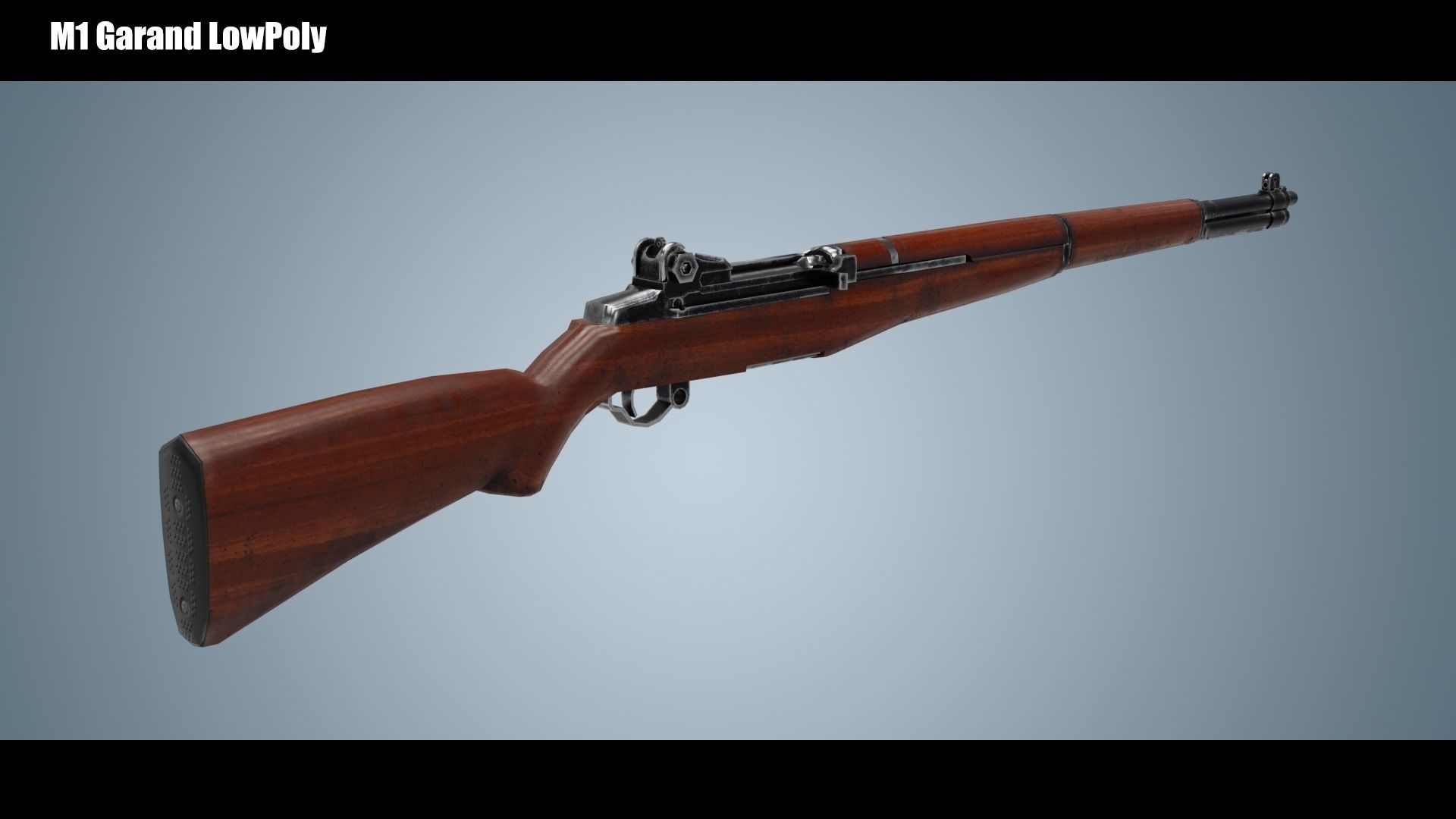3D model M1 Garand Low-poly VR / AR / low-poly | CGTrader
