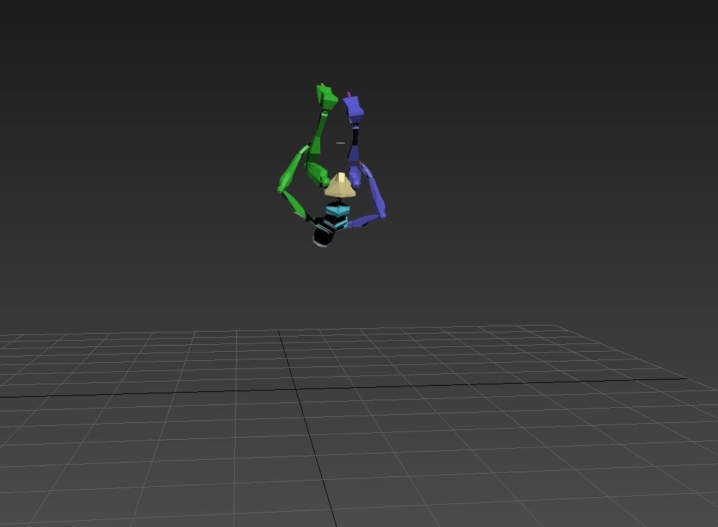 Backtuck free mocap free 3D model animated | CGTrader