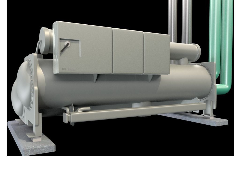 chiller unit 3D model | CGTrader