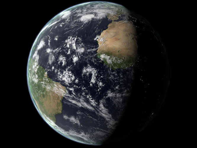 The Earth 3D Model MAX - CGTrader.com