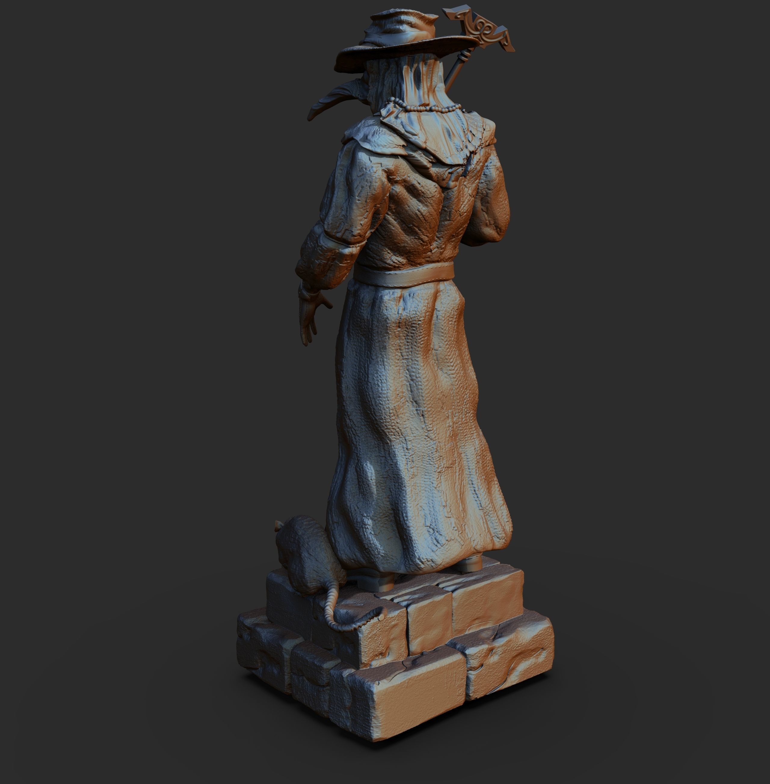 The Plague Doctor free 3D model 3D printable | CGTrader
