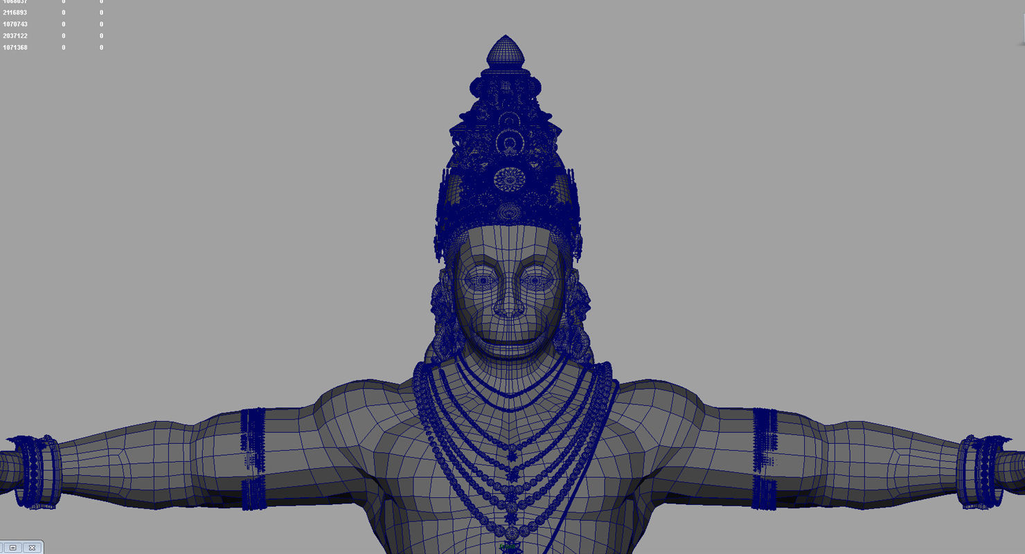 hanuman 3d model 3D model | CGTrader