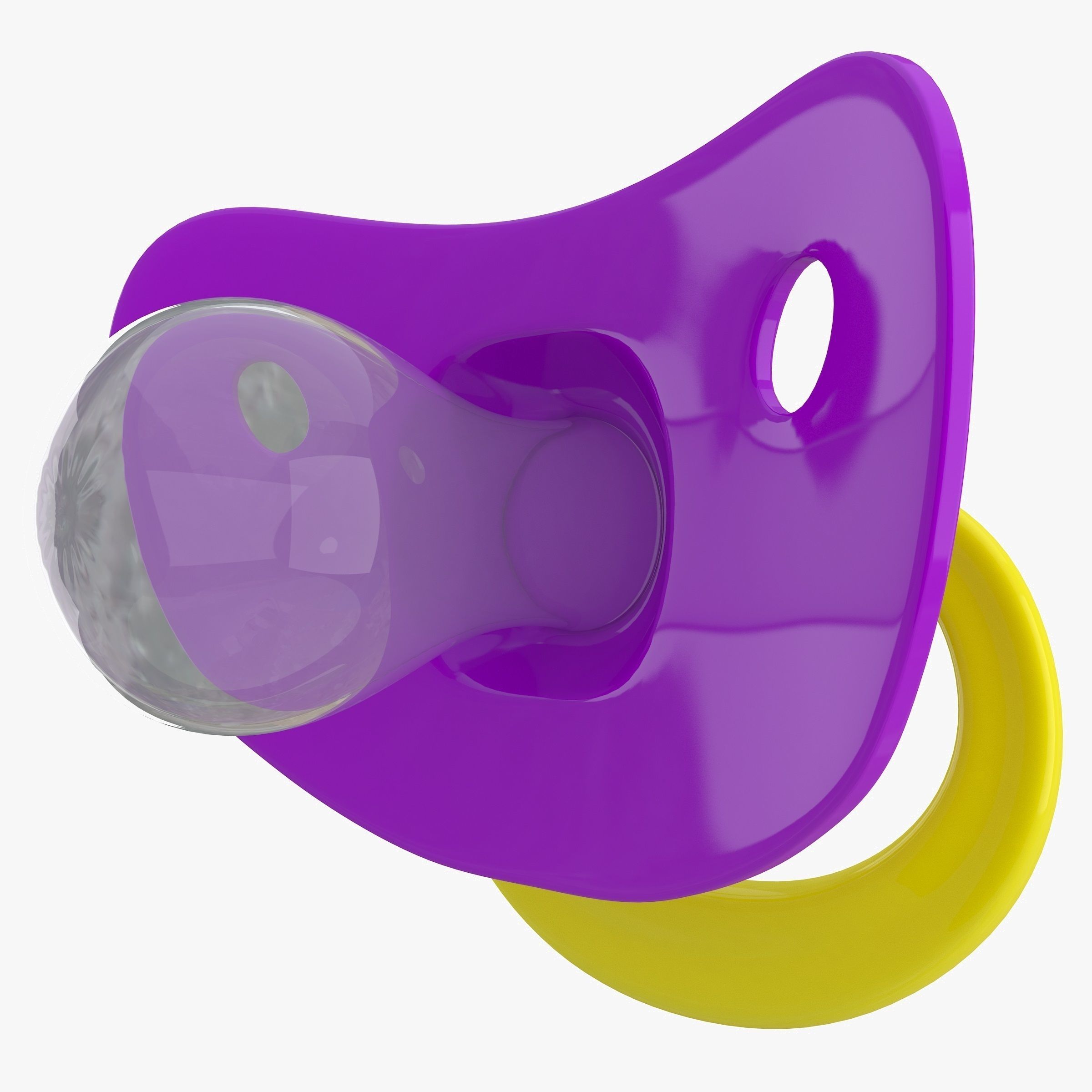 Pacifier model 3D model | CGTrader