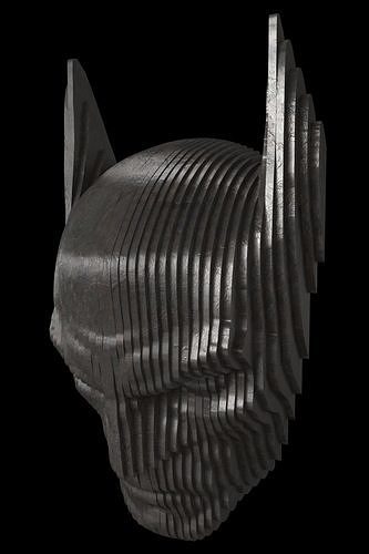 Batman s Head Constructor from sheet metal 3D model | CGTrader
