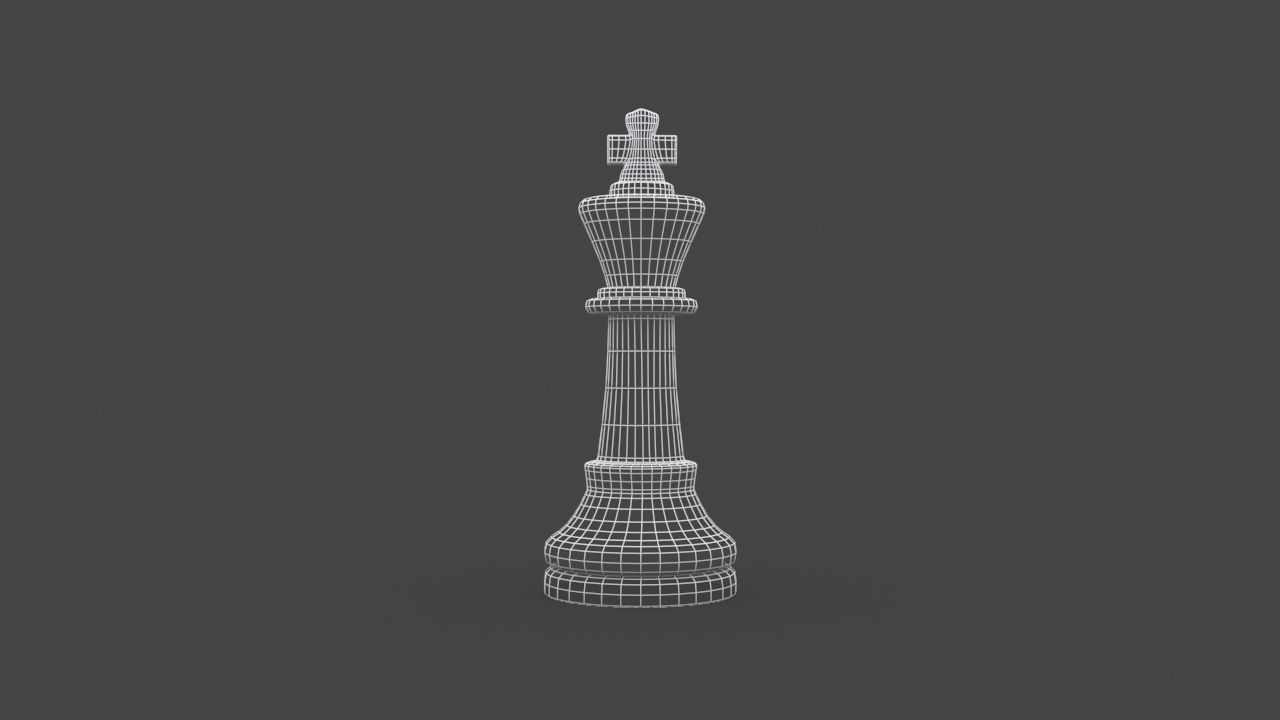 3D model CHES-013 Chess King VR / AR / low-poly | CGTrader