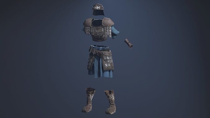 3D model Scout Armor VR / AR / low-poly | CGTrader