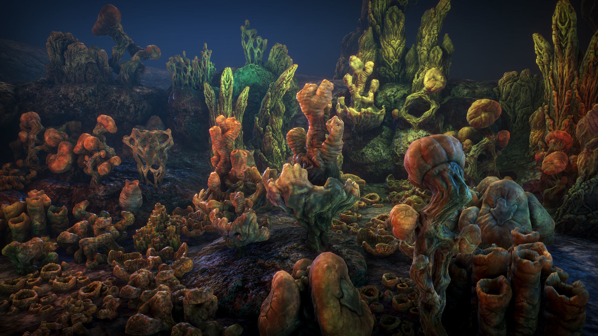 3D model Bionic structures VR / AR / low-poly | CGTrader