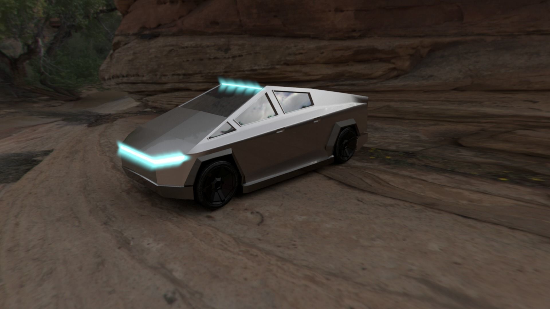 Tesla Cyber truck 3d Model 3D model 3D printable | CGTrader