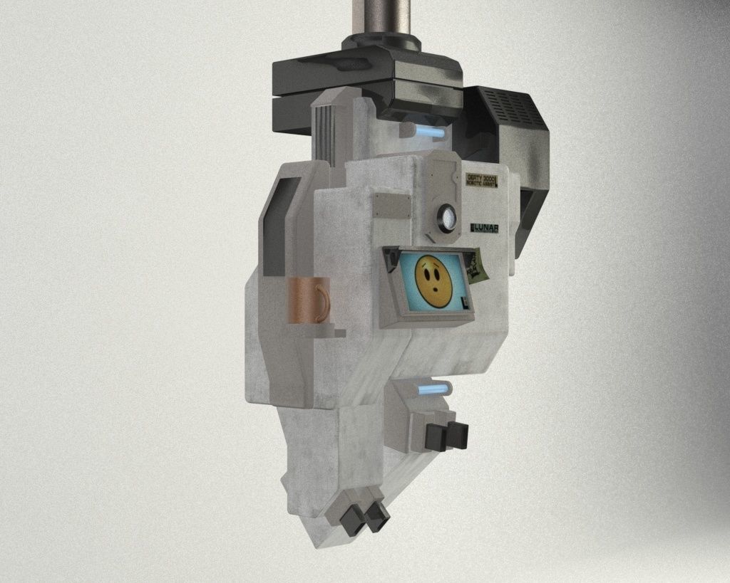 Gerty Robot Moon Movie 3D model | CGTrader