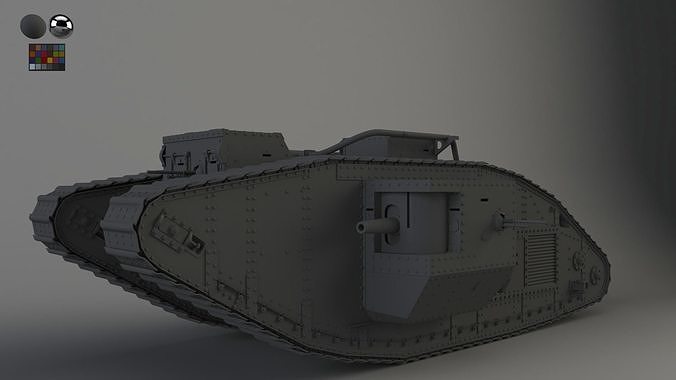 Tank Mark IV 3D model | CGTrader
