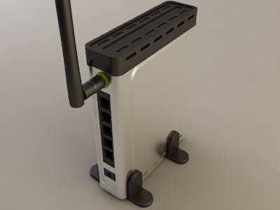 Generic Router 3D Model MAX OBJ 3DS STL WRL WRZ | CGTrader.com