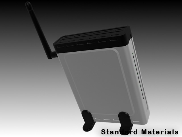 Generic Router 3D Model MAX OBJ 3DS STL WRL WRZ | CGTrader.com