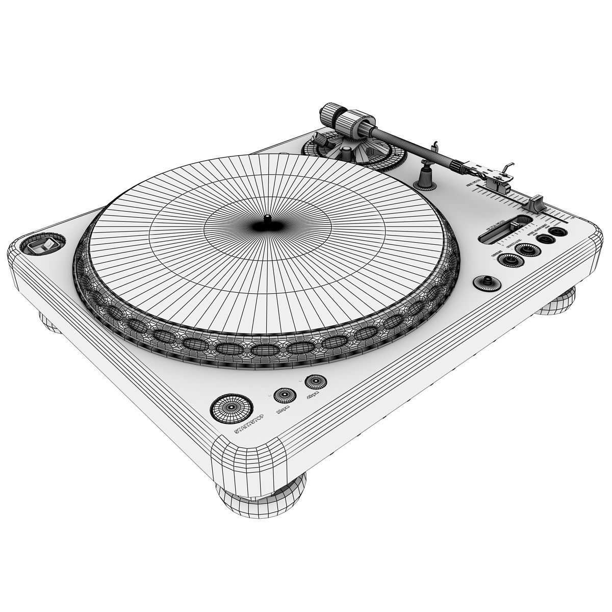 Turntable 3D model | CGTrader