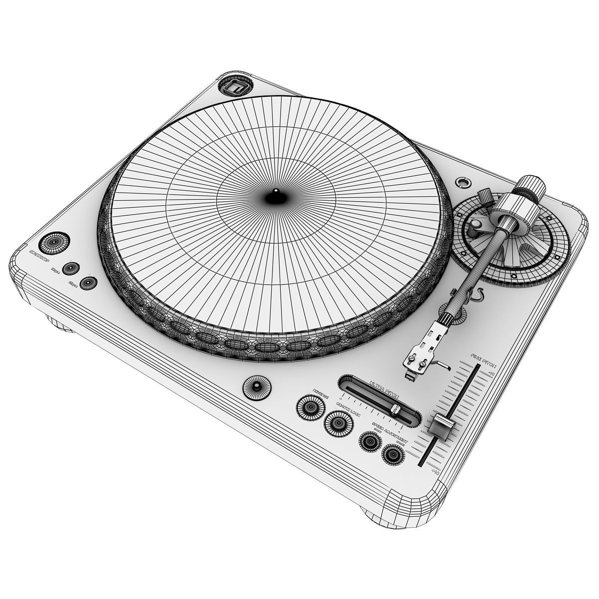 Turntable 3D model | CGTrader