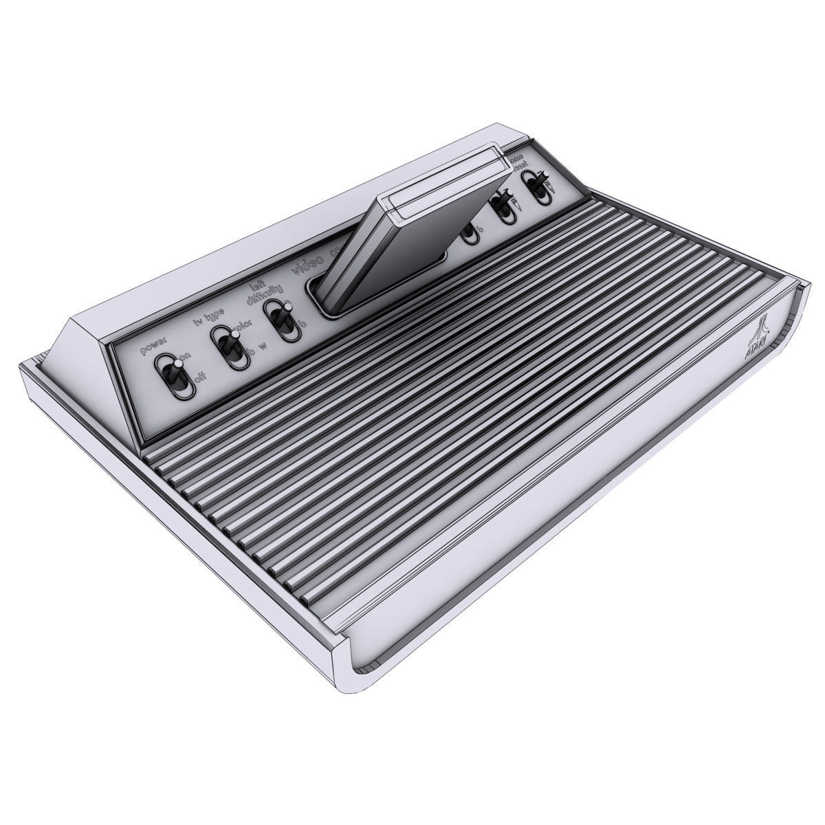 Atari 2600 VCS Collection 3D model | CGTrader