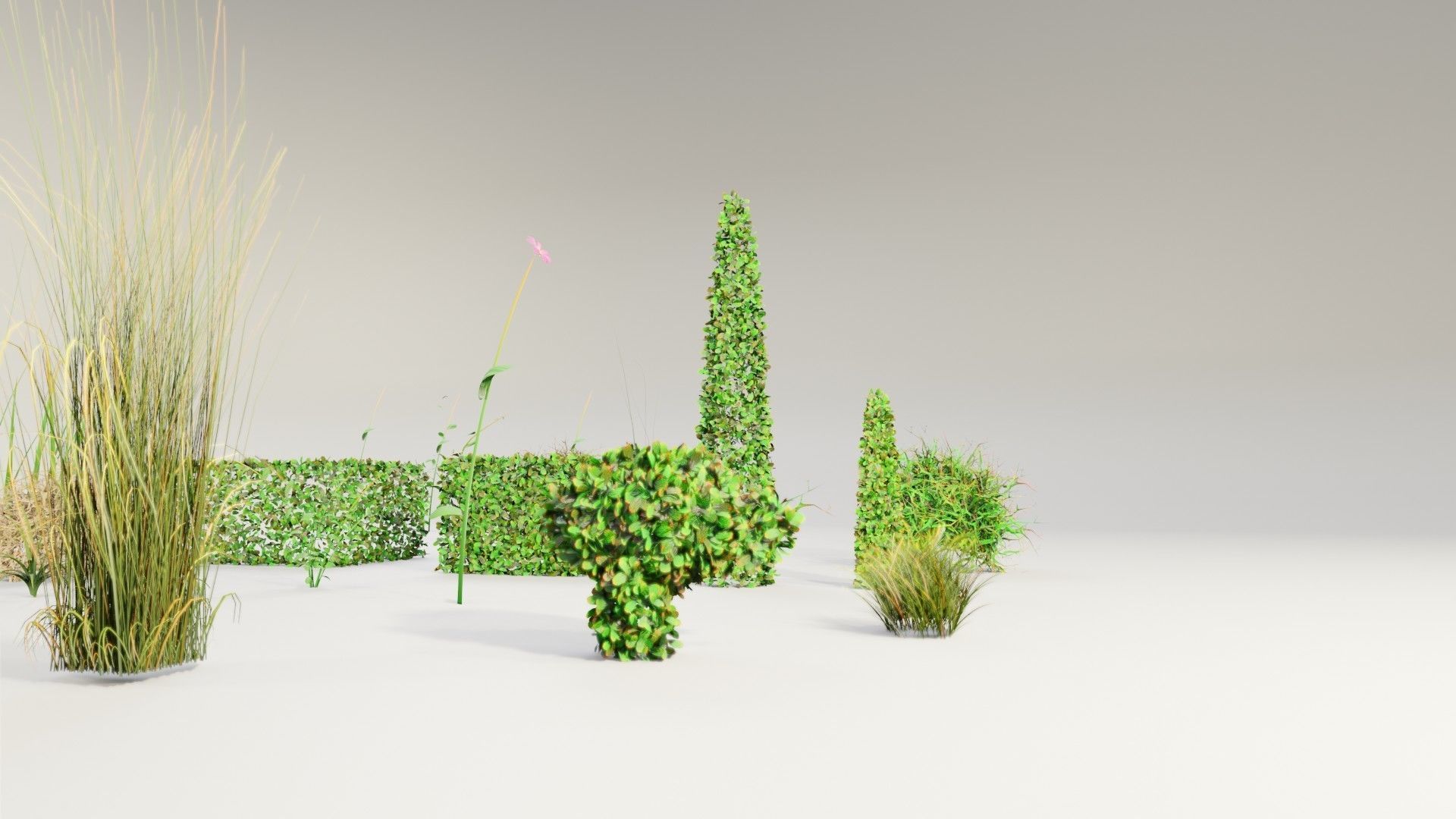 Blender Nature essentials pack 3D model | CGTrader