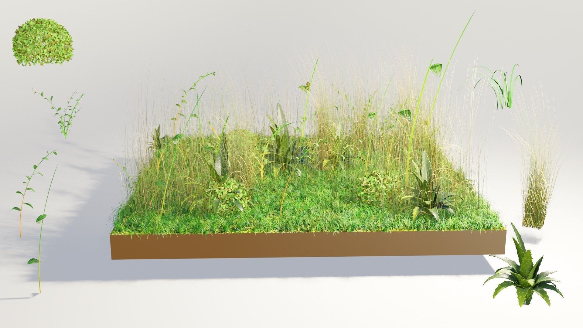 Blender Nature essentials pack 3D model | CGTrader