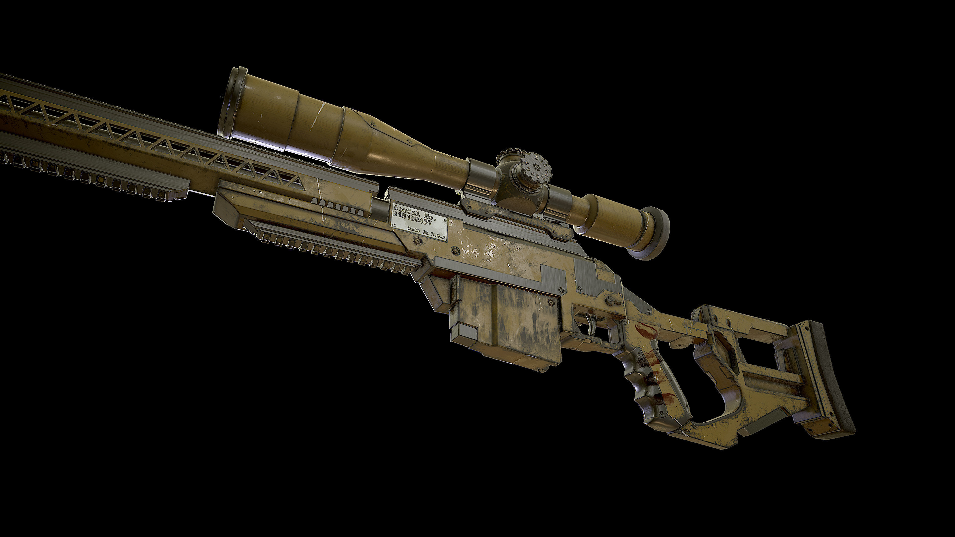 3D model Sniper Rifle VR / AR / low-poly | CGTrader