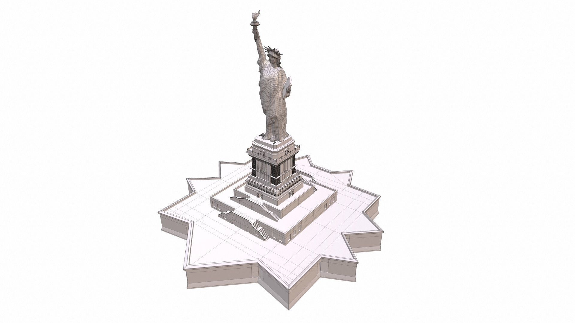 Statue of liberty 3D model | CGTrader
