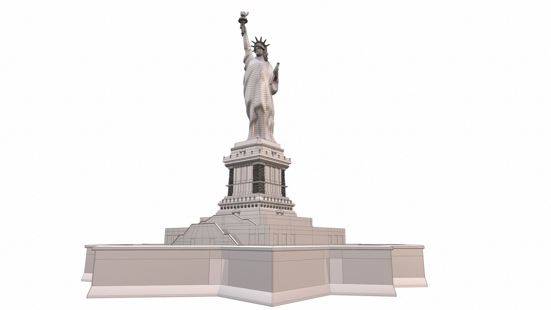 Statue of liberty 3D model | CGTrader